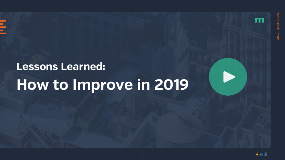 WATCH: "Lessons Learned: How to Improve in 2019"